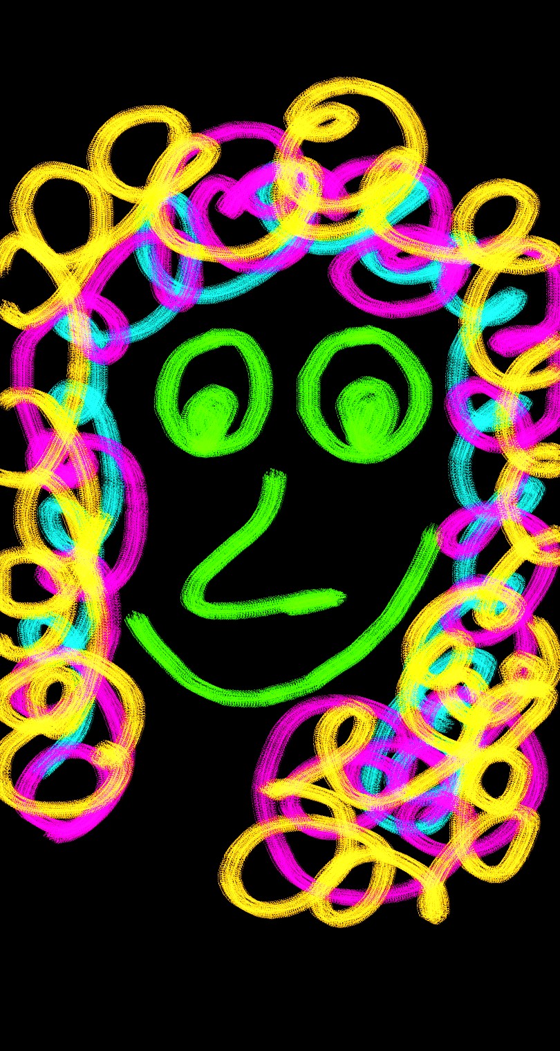 Curly Haired – SarahJo's Art and Poem